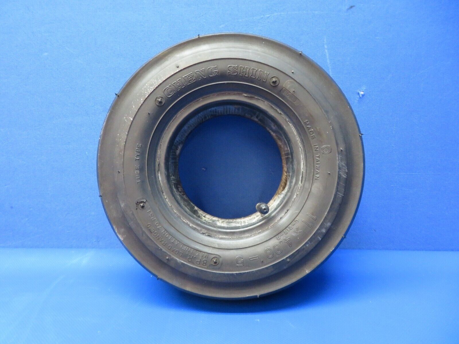 Experimental A/C Cheng Shin 11x4.00-5 Nose Wheel Tire w/ Tube C-217-7 ...