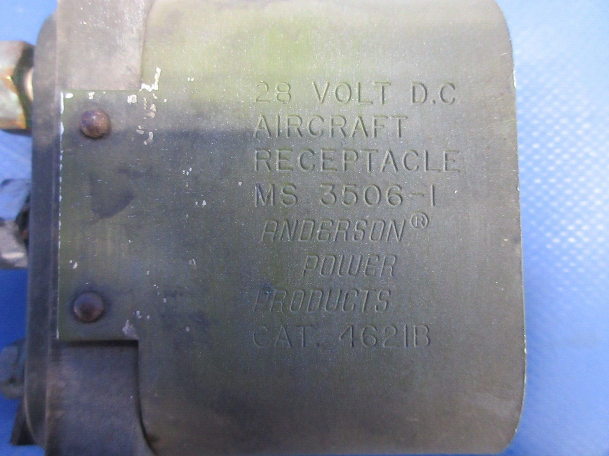 Cessna 337 / P337H Skymaster Ground Service Plug Receptacle MS 3506-1 ...