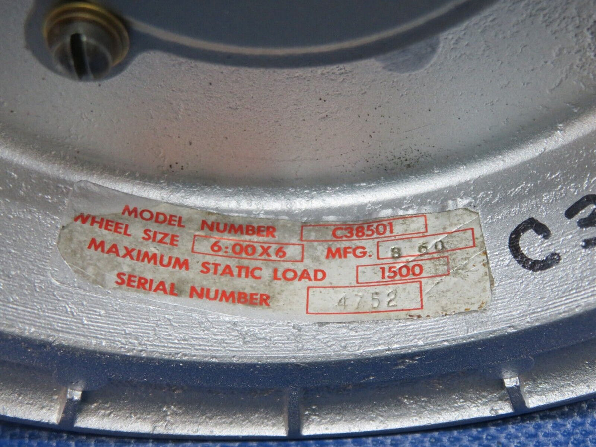 Cleveland 6.00 x 6 OTBD Wheel Half w/ Bolt Kit P/N 38501 REBUILT (0724 ...