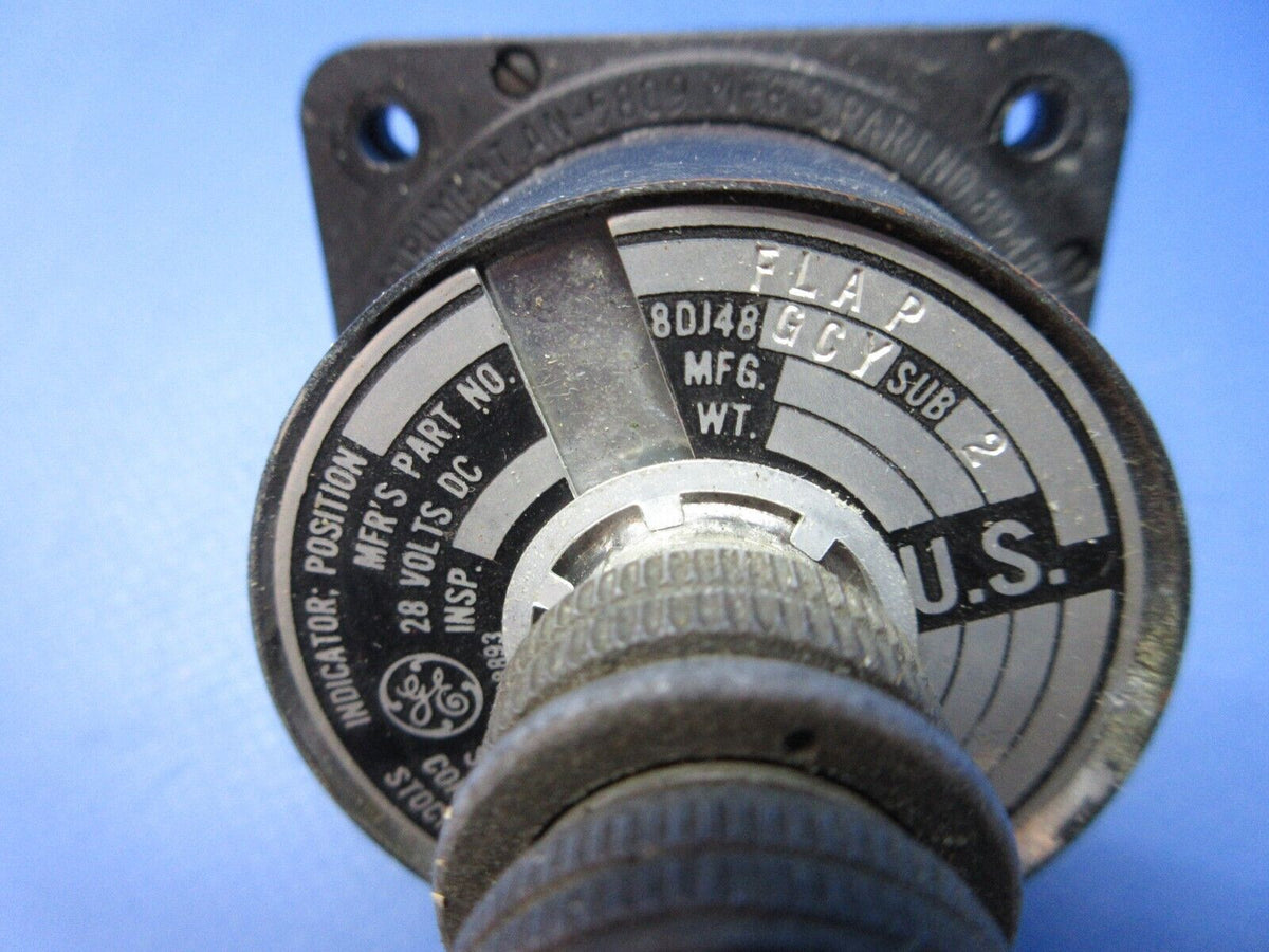 Cessna 310 GE Flap Position Indicator w/ Connector 8DJ48GCY WARRANTY ...