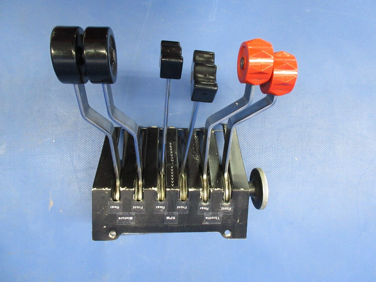 Cessna 337 / P337H Engine Control Quadrant Assy P/N 1560205-17 (0724-1 ...