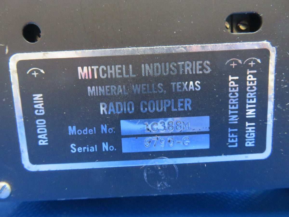 Mitchell Radio Coupler P/N 1C388M w/ WARRANTY (0224-1512) – Safe Skies ...