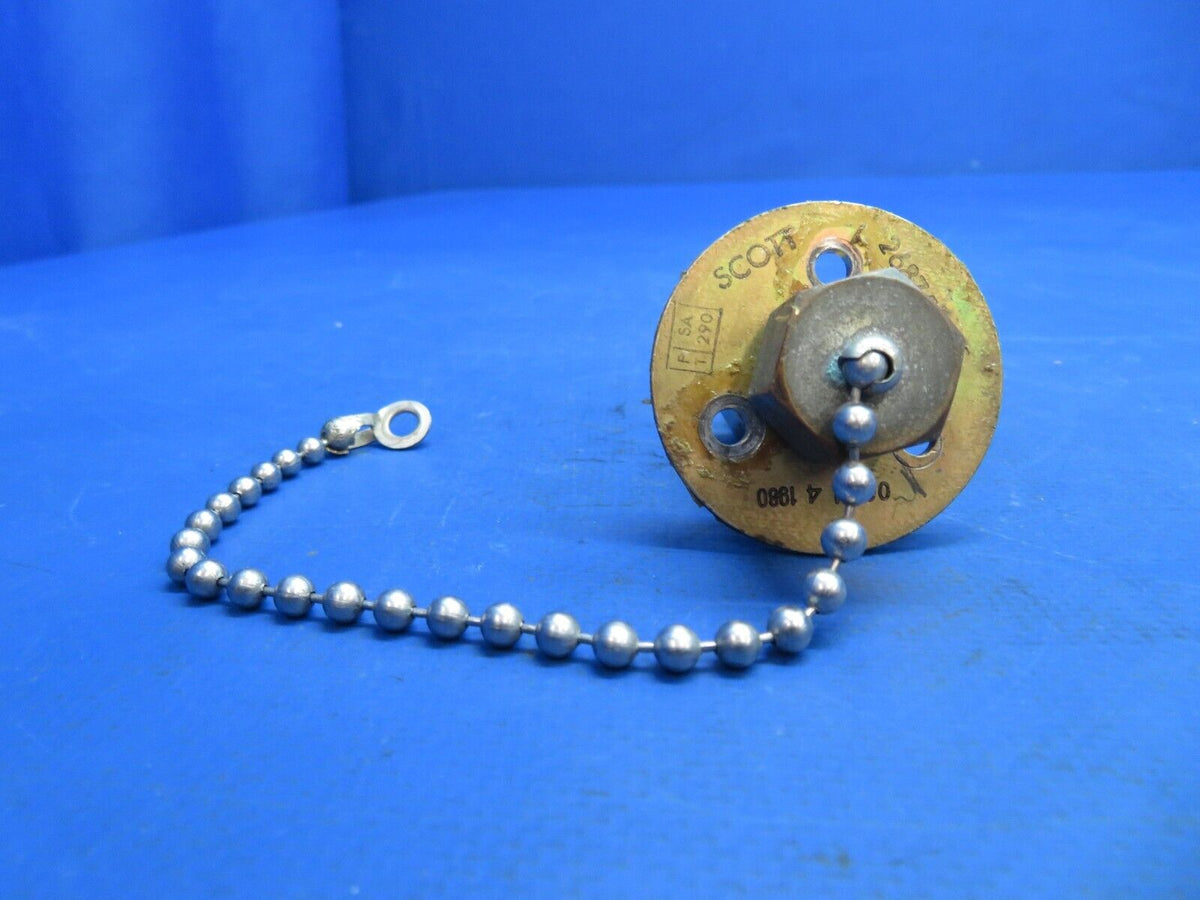 Piper Aerostar 602P Scott Oxygen Filler Valve P/N 26875-115, 491-912 ...