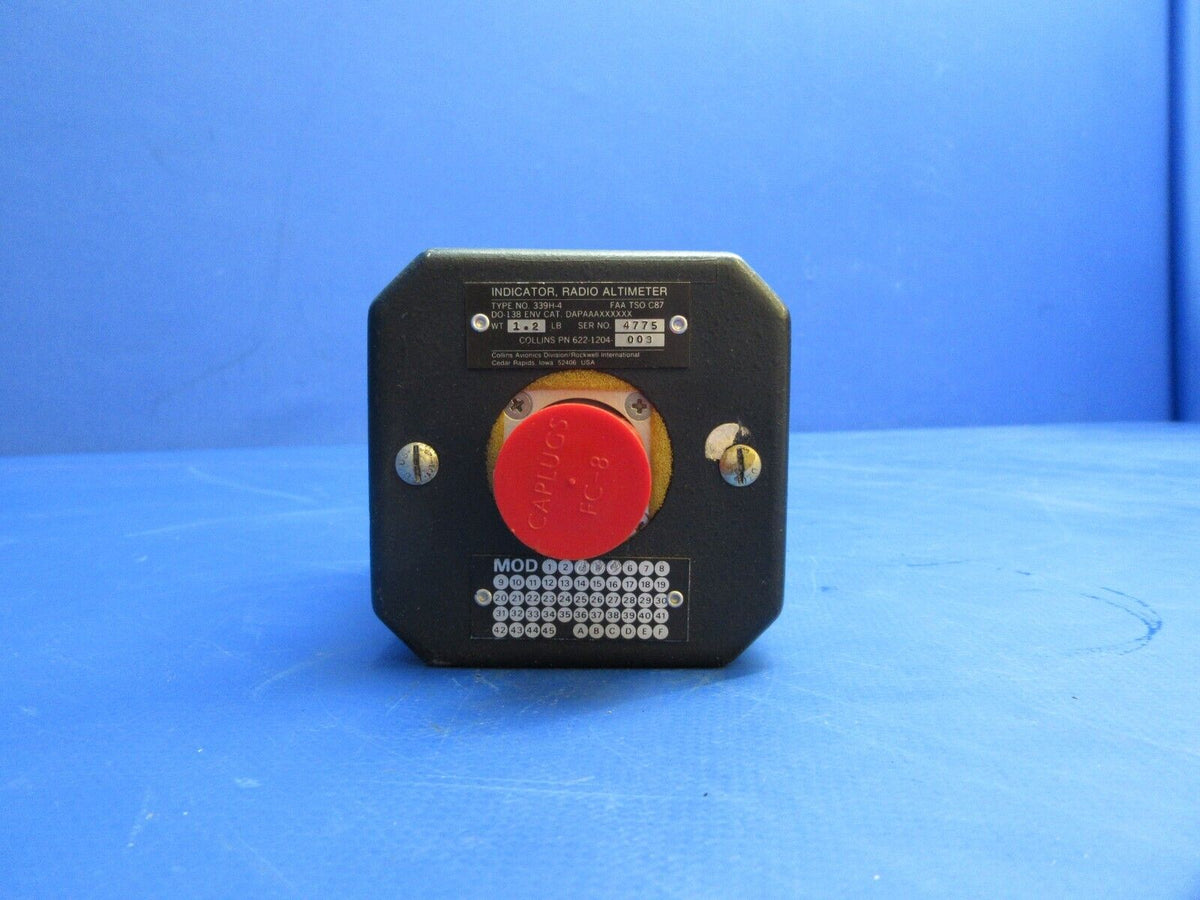 Collins Radio Altimeter Indicator P/N 339H-4, 622-1204-002 CORE (10223 ...