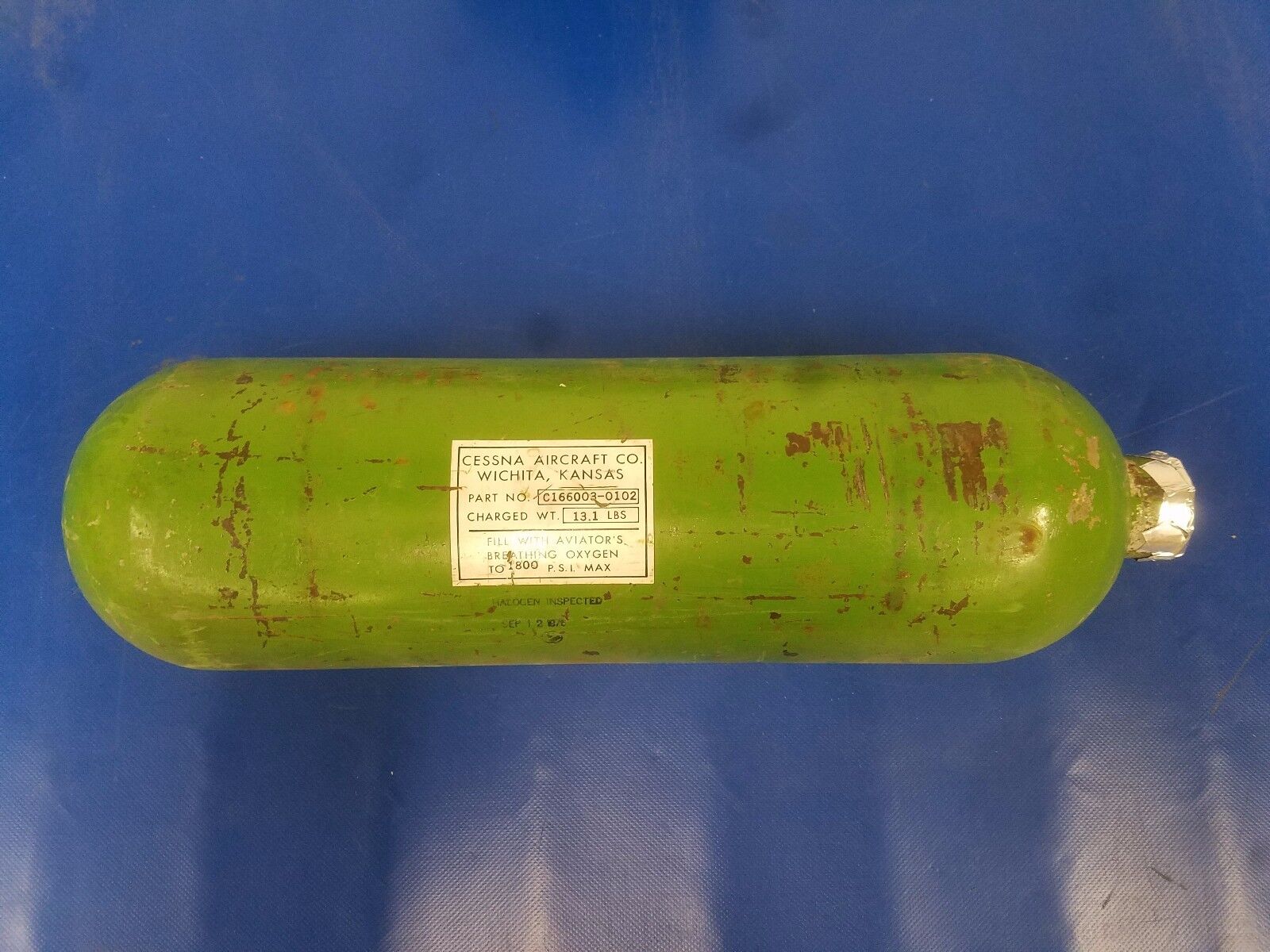 Cessna Oxygen Cylinder 3AA Steel P/N C166003-0102 (0217-79) – Safe ...