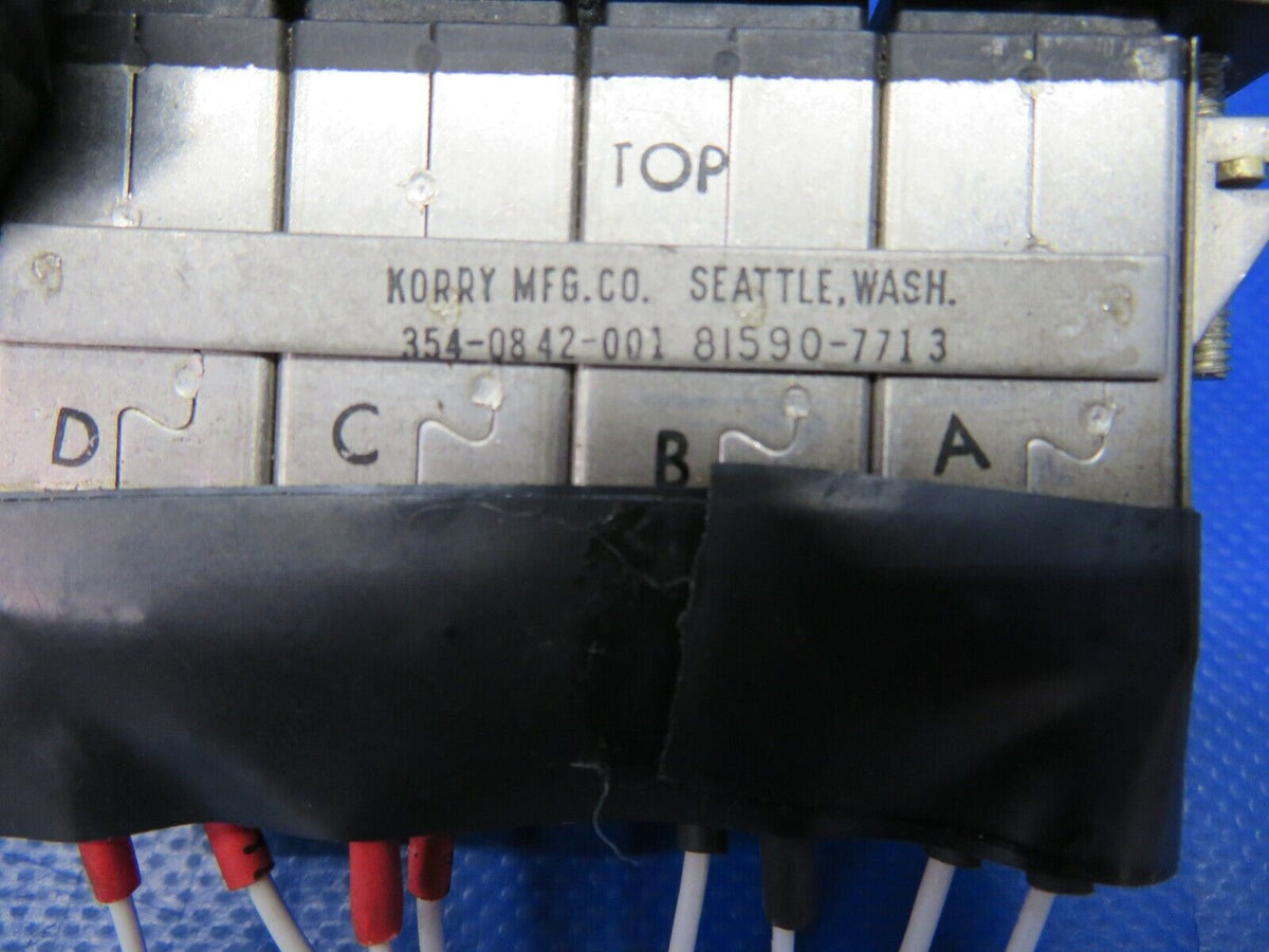 Beech Baron 58P Korry Light Switch Indicator Panel 354-0842-001 (0420 ...