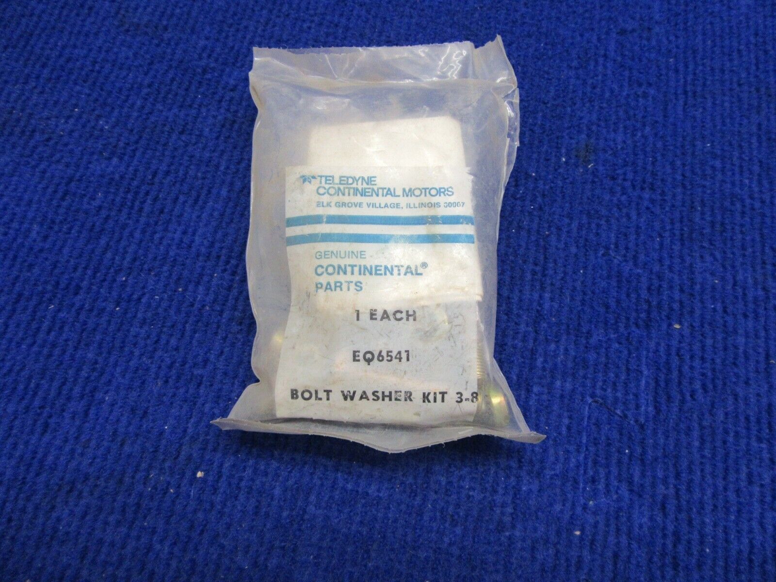 Continental Back Bone Bolt & Washer Kit P/N EQ6541 (1221-425) – Safe ...