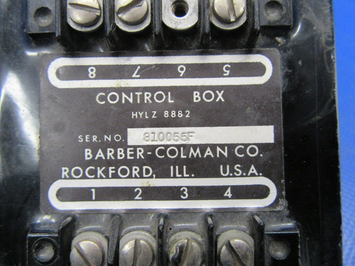 Barber-Colman Control Box HYLZ 8882 CORE (1218-238) – Safe Skies ...