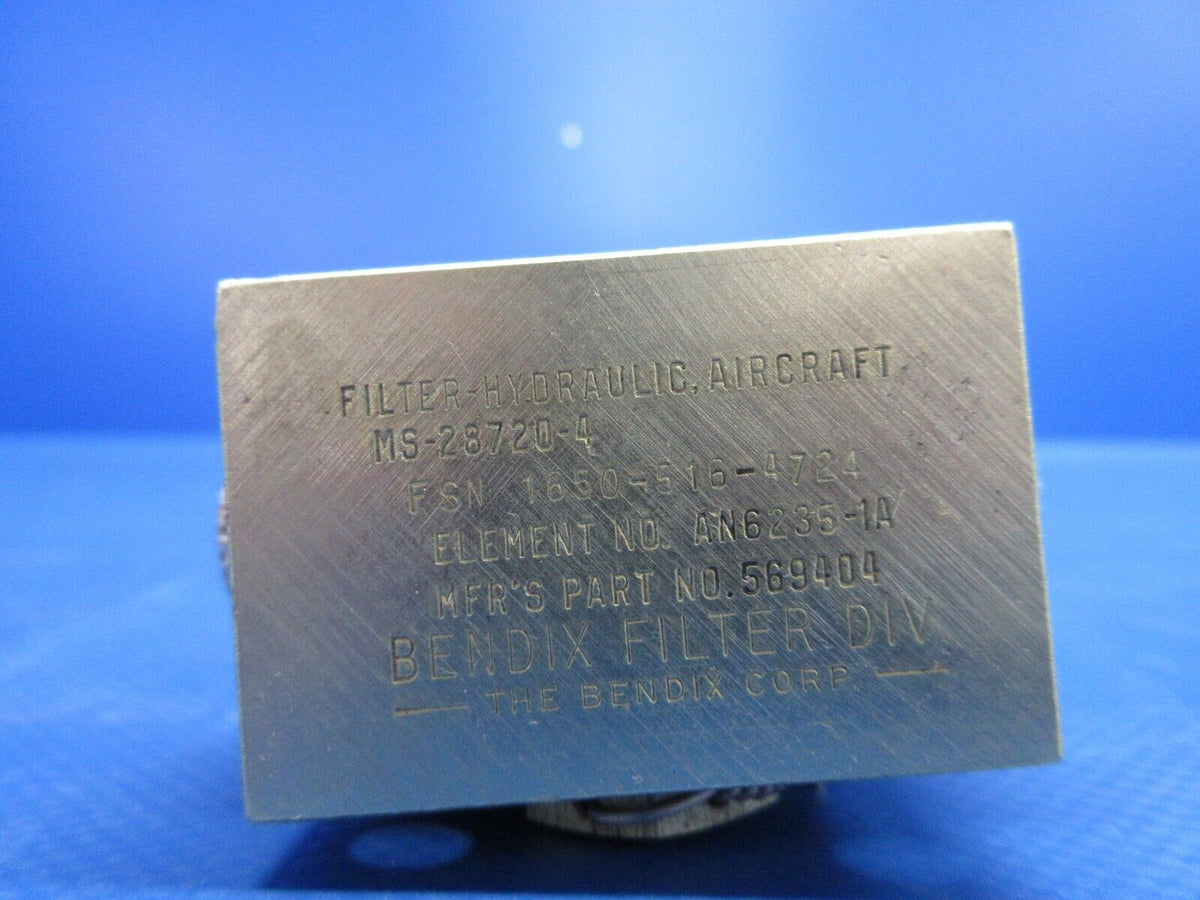 Bendix Hydraulic Fluid Filter P/N MS-28720-4 (0224-1653) – Safe Skies ...
