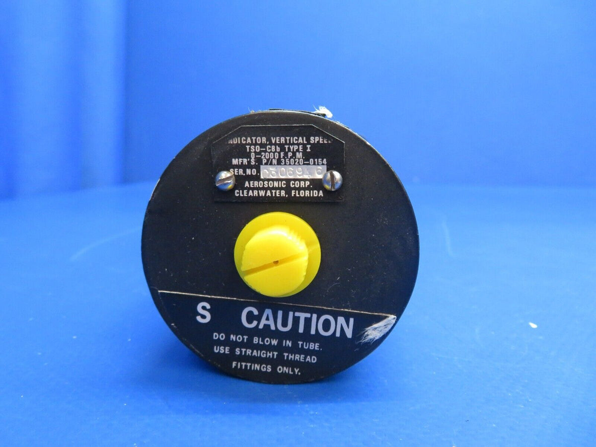 Piper Aerostar 602P Vertical Speed Indicator Type I P/N 35020-0154 (10 ...