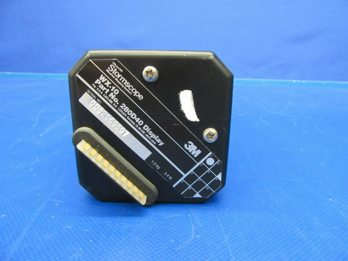 3M Stormscope WX-10 Display P/N 280D40 (0419-355) – Safe Skies Aviation ...