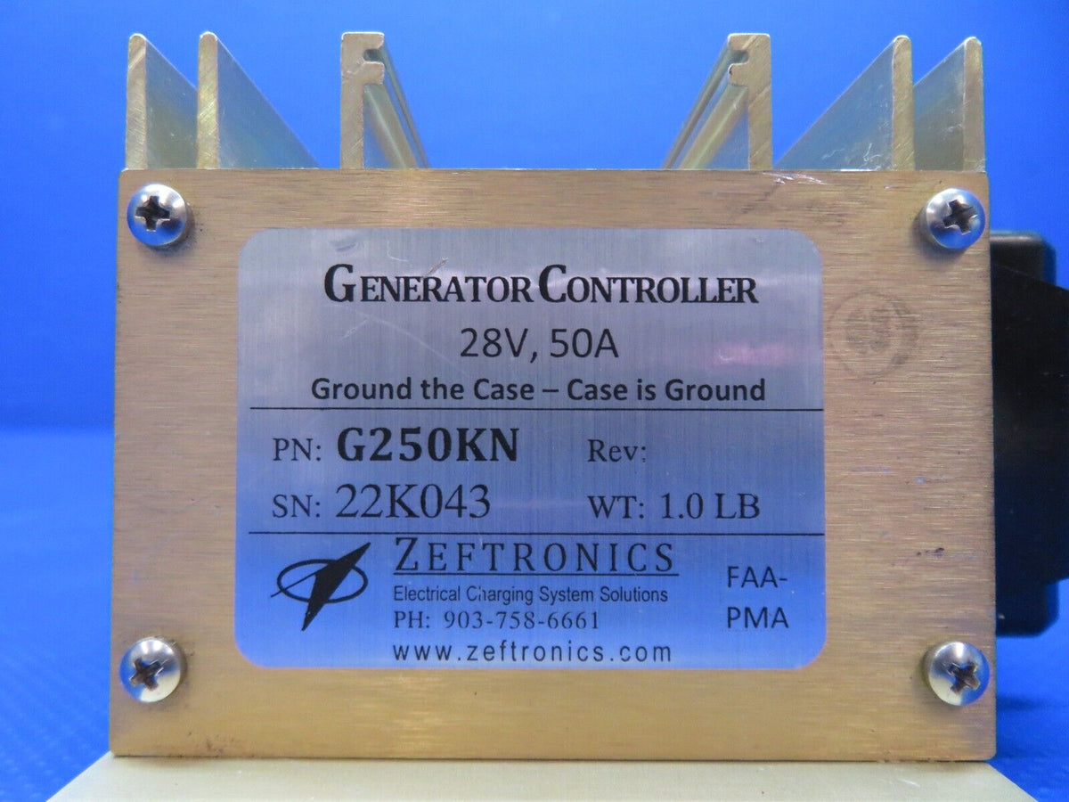 Early Cessna 310 Zeftronics Generator Controller w/ STC P/N G250KN (12 ...