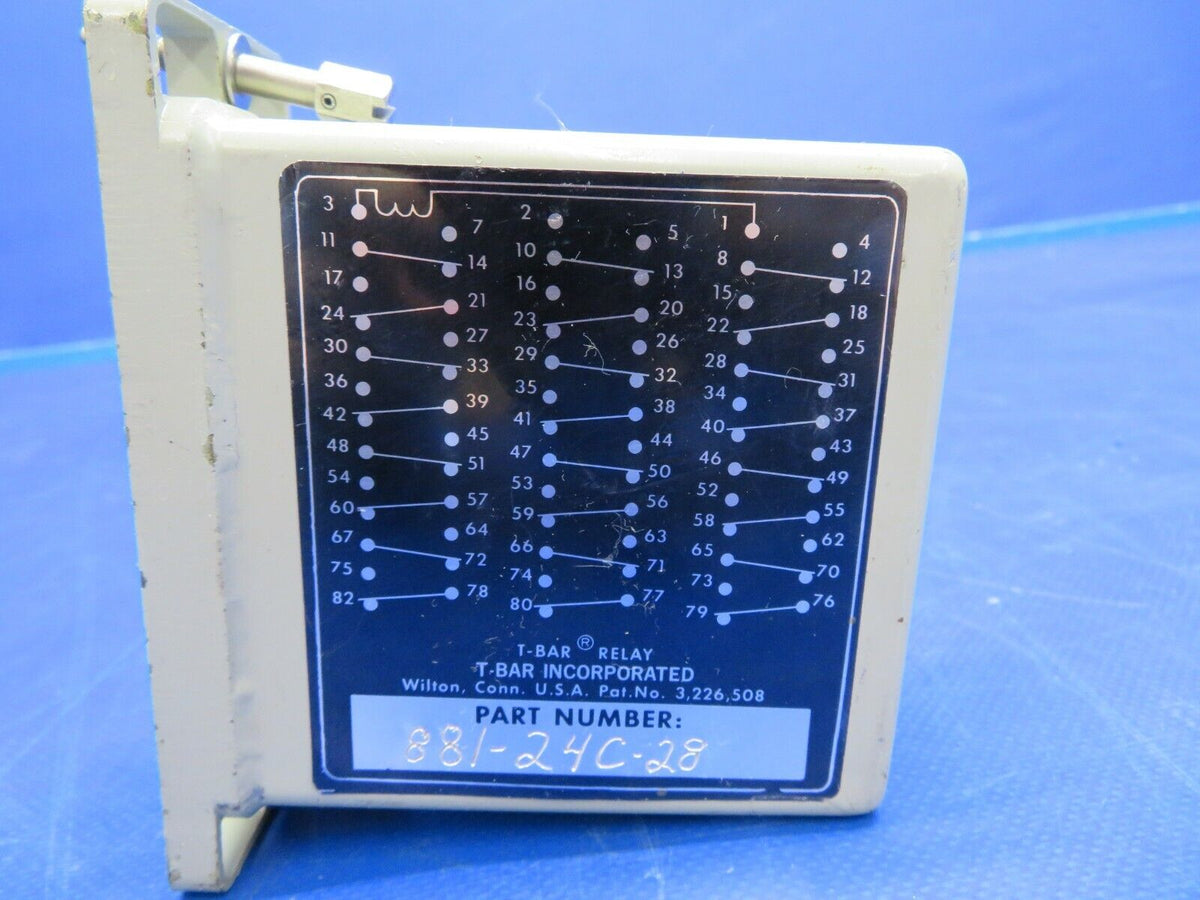 T-Bar Relay P/N 881-24C-28 / 30 Day Warranty (0720-398) – Safe Skies ...
